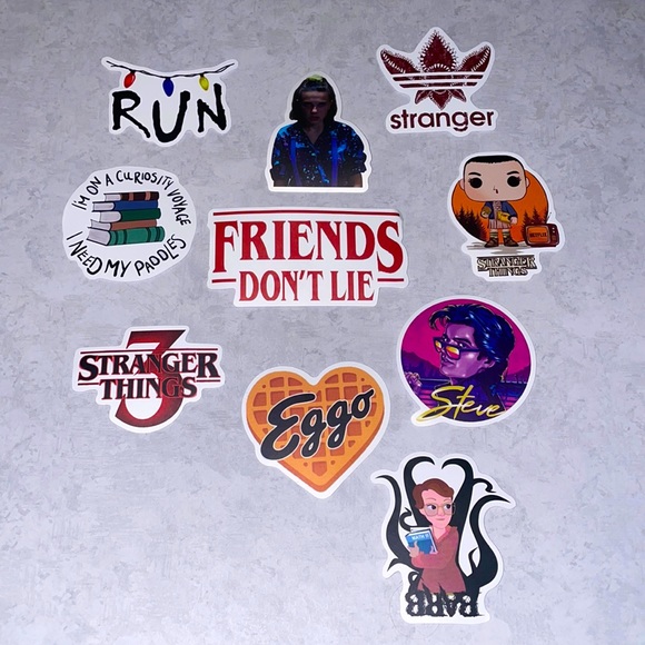 Stranger Things | Design | Pc Stranger Things Sticker Pack Stickers 80s ...